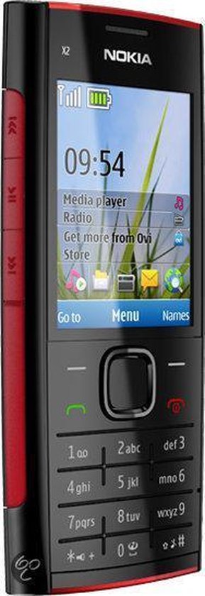 Nokia X2-00 - Zwart / Rood | bol.com