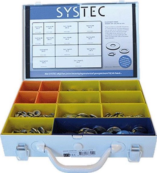 SYSTEC assortimentskoffer carrosserie/veer/sluitringen (1700-delig) | bol