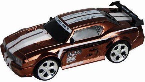 Racetin Power Muscle Car - RC Auto - 1:26 - Metallic Brons | bol