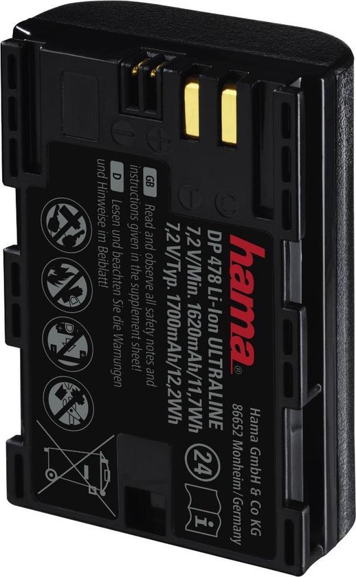Hama Ultra-accu "DP 478" voor Canon LP-E6 | bol.com