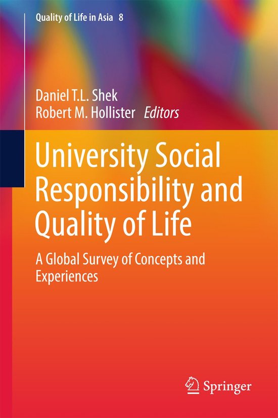 Quality of Life in Asia 8 - University Social Responsibility and ...