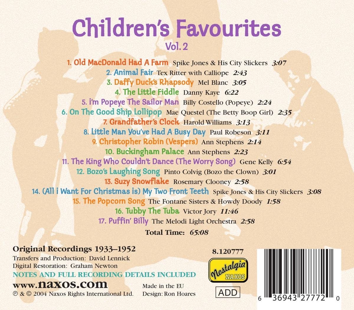 Various Artists - Children's Favourites Volume 2 (CD), various artists ...