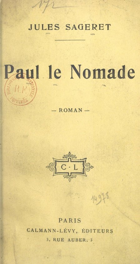 Paul le Nomade (ebook), Jules Sageret | 9782706202445 | Boeken | bol