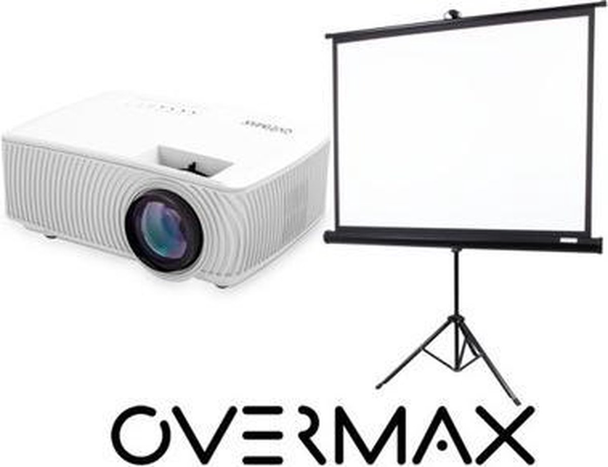Overmax - Multipic 2.4 - Beamer- projector - LED - FULL HD - WIFI - Wit ...