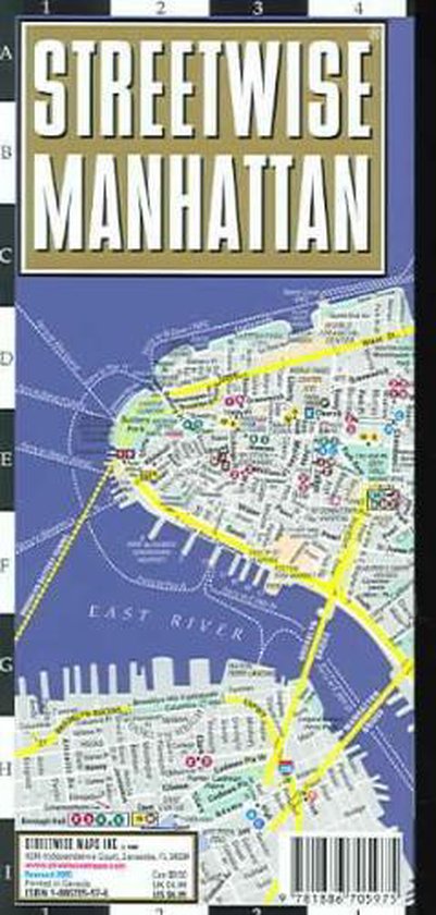 Streetwise Manhattan Map - Laminated City Street Map of Manhattan, New ...
