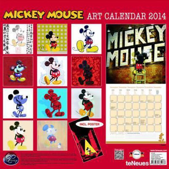 2014 Mickey Mouse Art Calendar | 9783832764937 | Boeken | bol.com