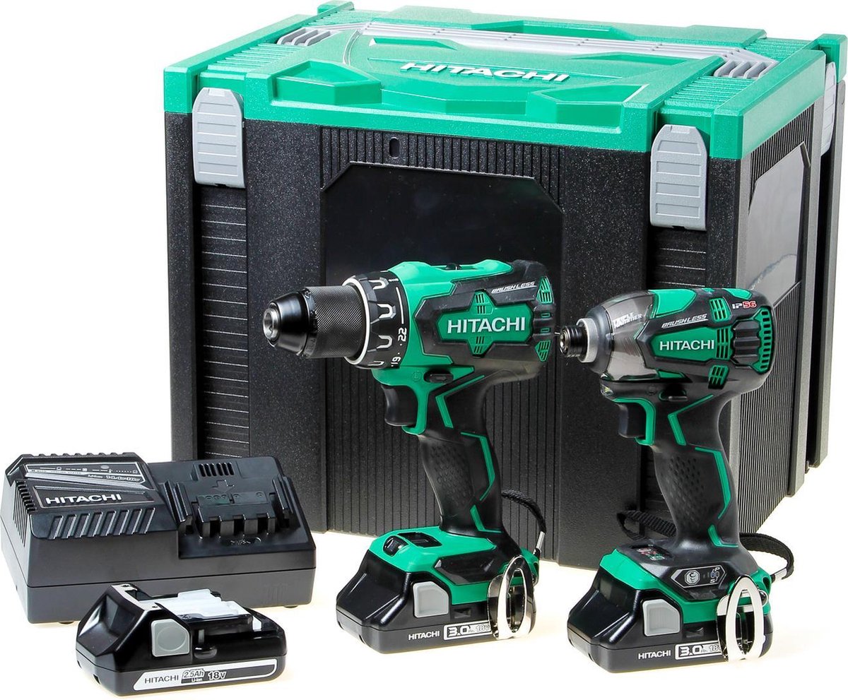 Hikoki Actie 18V 3.0Ah combo-set Hikoki bestaande uit accu schroef ...