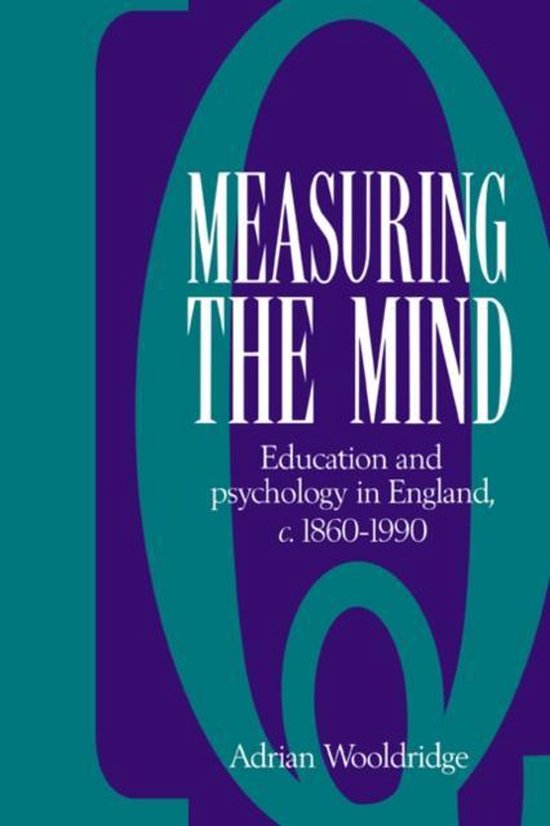 Measuring the Mind | 9780521026185 | Adrian Wooldridge | Boeken | bol.com