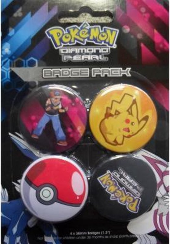 Pokemon Buttons - Diamond Pearl Badge Pack | bol