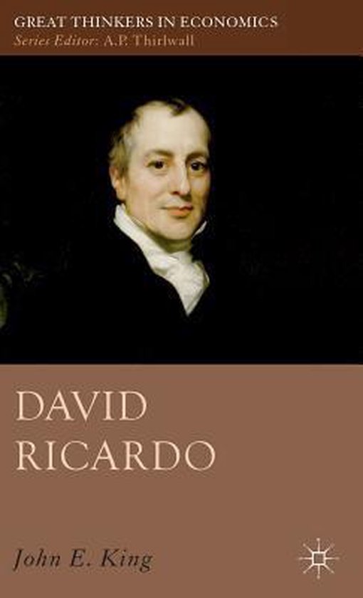 David Ricardo | 9780230289963 | J. King | Boeken | bol.com