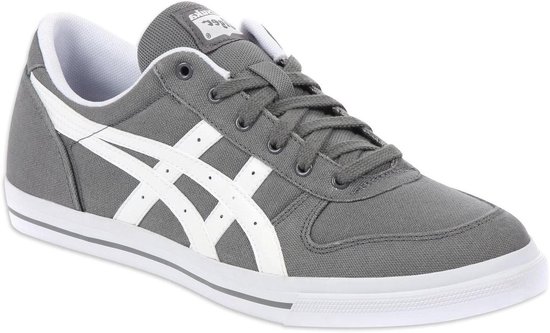 Asics Aaron Sneakers Heren Grijs / Wit Maat 40,5 | bol