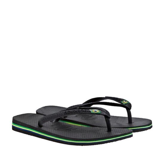 Havaianas Brasil Slippers Unisex - Black | bol