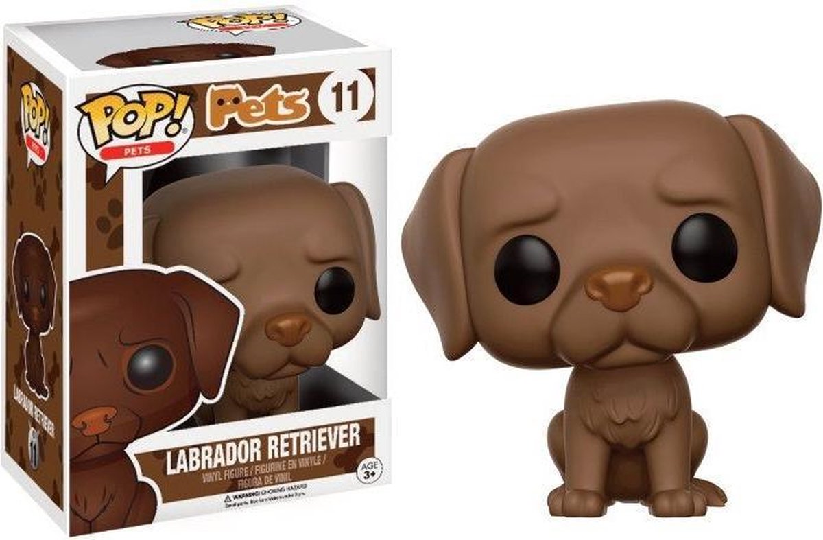 Funko Pop! Pets: Dogs Vinyl 11 Labrador Retriever Chocolat ...