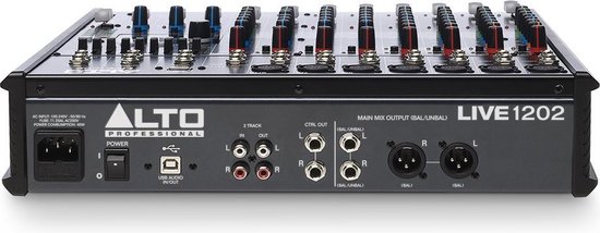 Alto Live 1202 12channels 20 - 20000Hz Zwart | bol.com