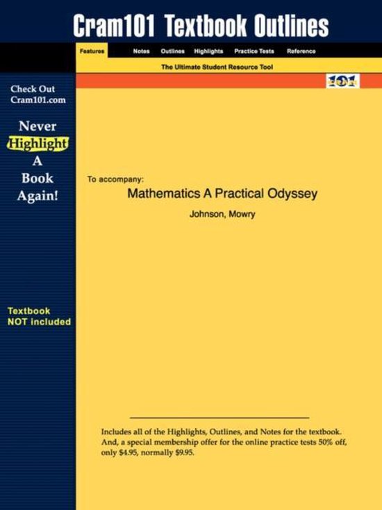 Studyguide for Mathematics A Practical Odyssey by Johnson, ISBN ...