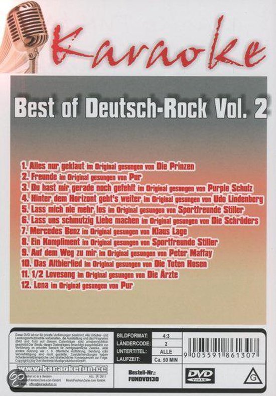 Best Of Deutsch-Rock Vol. (Dvd) | Dvd's | bol