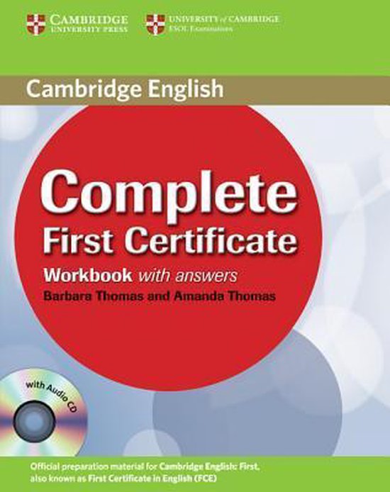 Complete First Certificate Workbook With Answers And Audio Cd ...