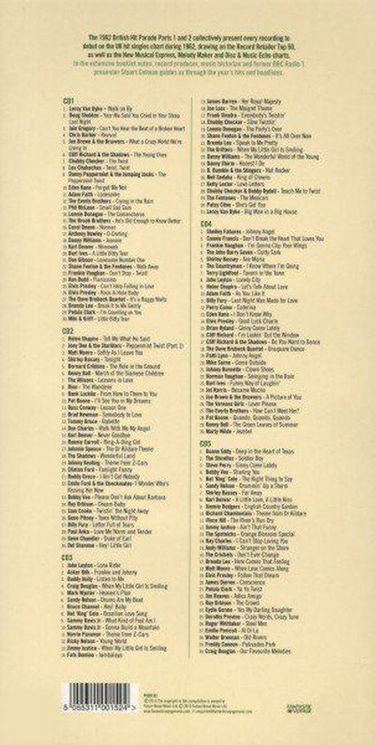 1962 British Hit Parade, various artists | CD (album) | Muziek | bol
