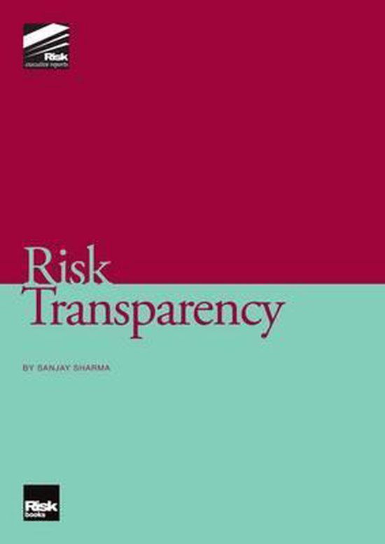 Risk Transparency, Sanjay Sharma | 9781906348809 | Boeken | bol