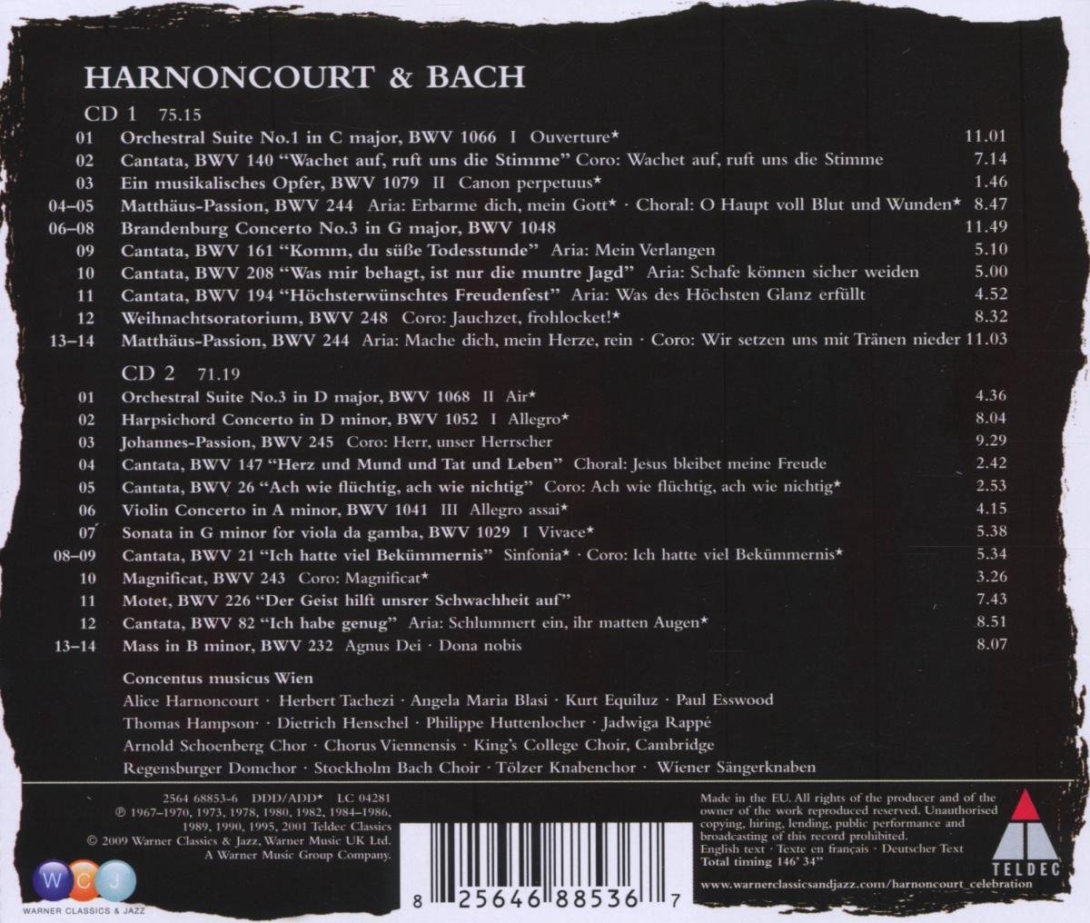 Harnoncourt Conducts Bach, Nikolaus Harnoncourt | CD (album) | Muziek | bol.com