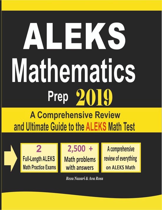 ALEKS Mathematics Prep 2019 (ebook), Reza Nazari | 9781386621874 ...