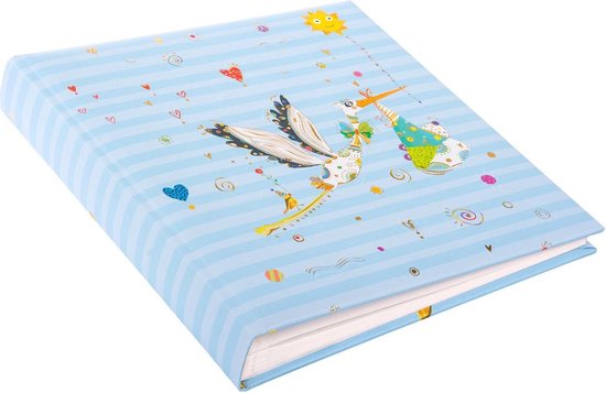 GOLDBUCH GOL-24446 TURNOWSKY babyalbum ADEBAR blauw als Fotoboek, 25x25 ...