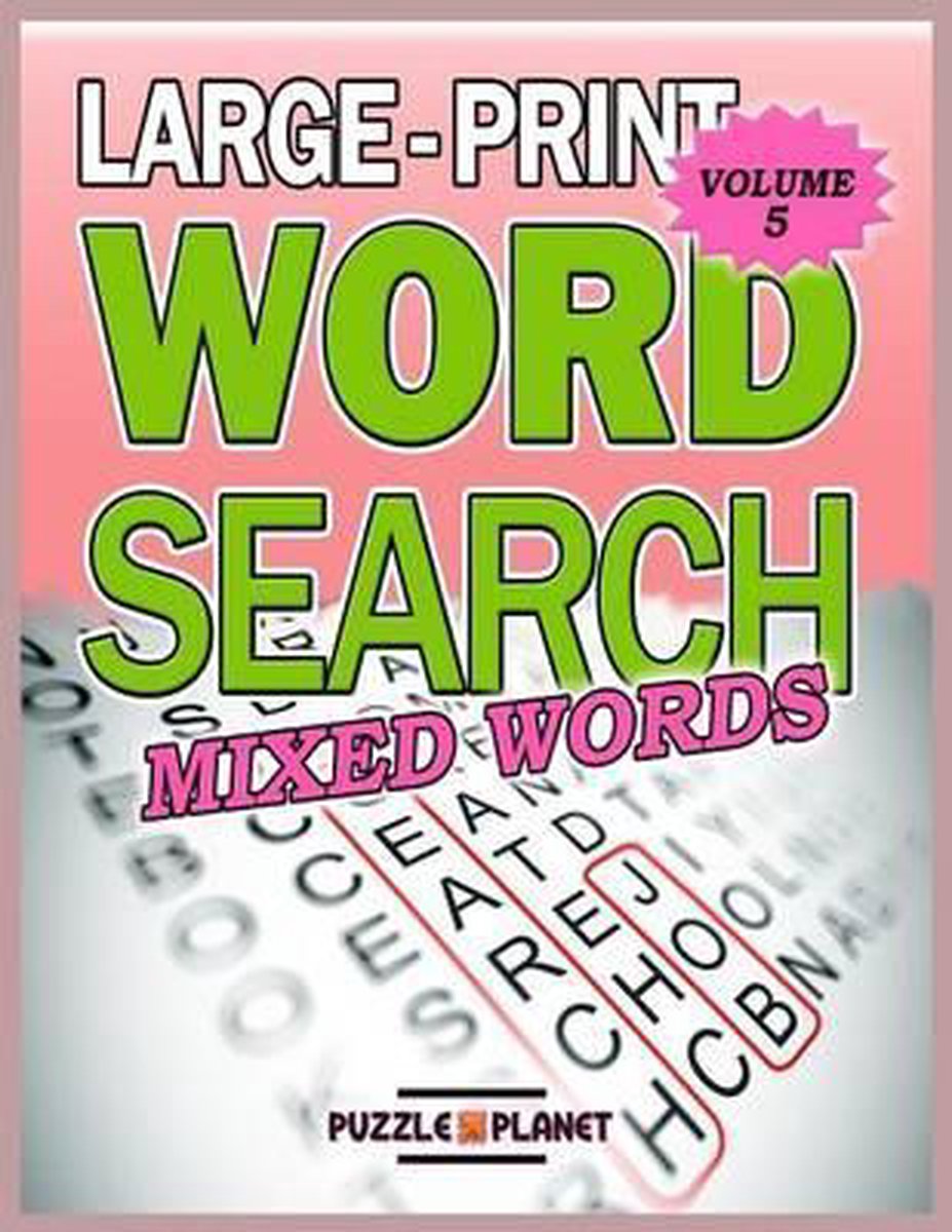 Large Print Word Search, Puzzle Planet | 9781536905953 | Boeken | bol
