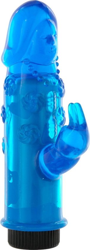Seven Creations - Mini Rabbit Vibe - Vibrator - Blauw - Ø 35 mm | bol.com