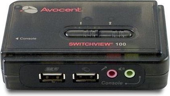 Vertiv Avocent SwitchView 100 4-port USB KVM Switch KVM-switch Zwart | bol