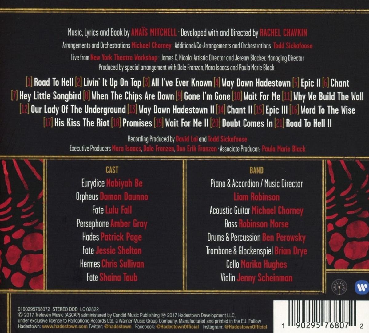 Hadestown: The Myth.The Musical. (Live Original Cast Recording), Anais ...