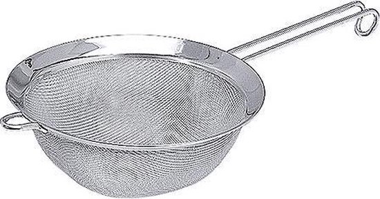 Zeef volledig rvs | Inhoud: 1 l | Ø buiten: 18cm | Steel: 19cm | bol.com