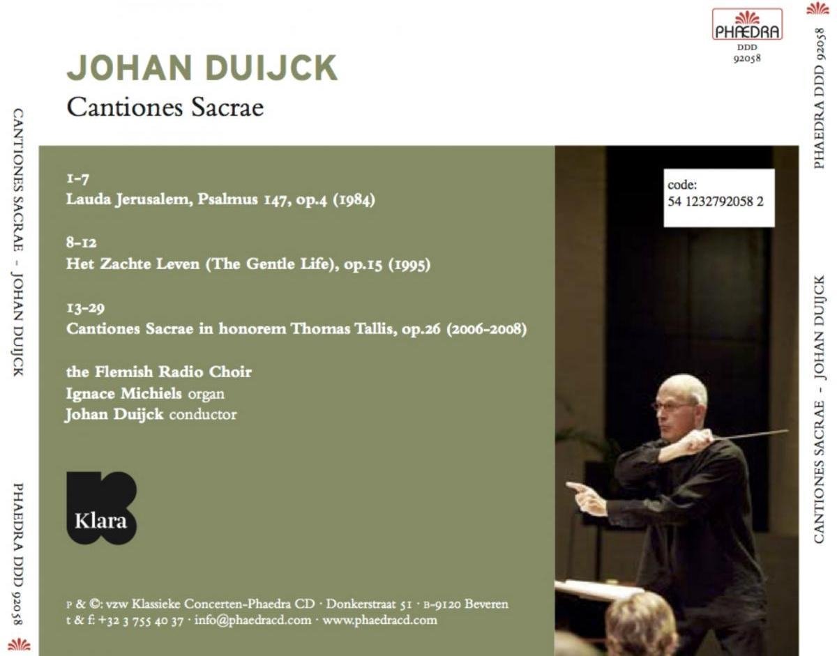 In Flanders' Fields Vol.58 - Johan Duijck - Cantio, Toon Michiels | CD ...