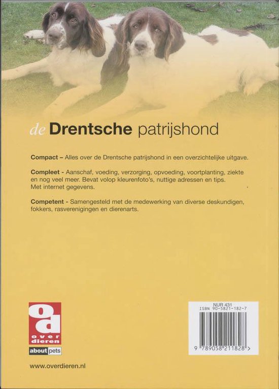 De Drentsche Patrijshond, Onbekend | 9789058211828 | Boeken | bol