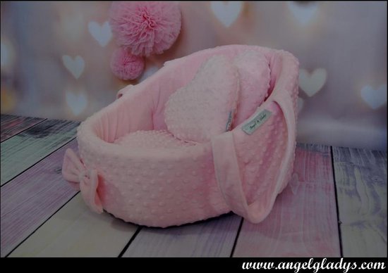 Honden katten mandje (wiegje) Angel&gGladys Bubble Gum 35x45x20/30cm | bol