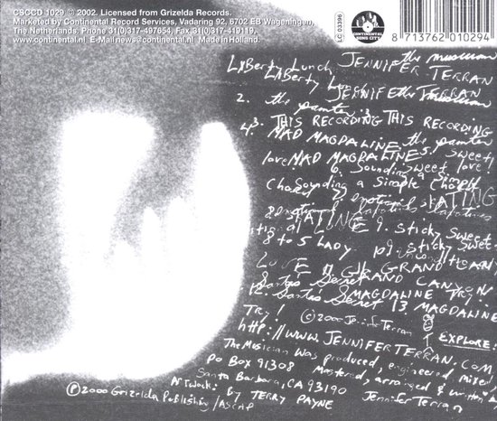 Jennifer Terran - Musician (CD), Jennifer Terran | Muziek | bol