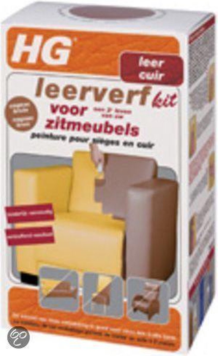 HG Leerverf - Onderhoud leer - Blauw - 250 ml | bol