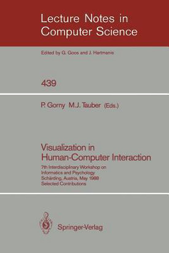Visualization in Human-Computer Interaction | 9783540526988 | Peter ...