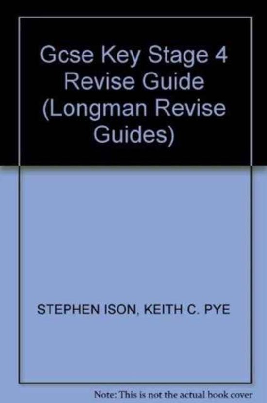 Gcse/Key Stage 4 Revise Guide, S. Ison | 9780582276864 | Boeken | bol.com