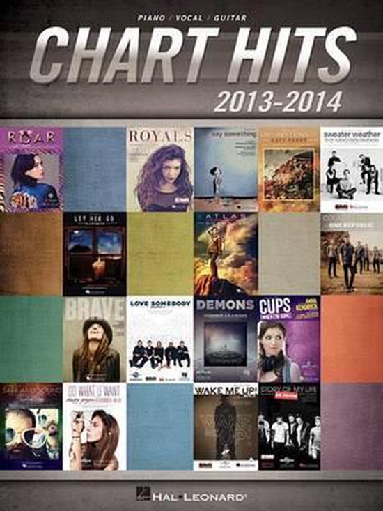 Chart Hits Of 2013-2014 Pvg Songbook, Hal Leonard Publishing ...