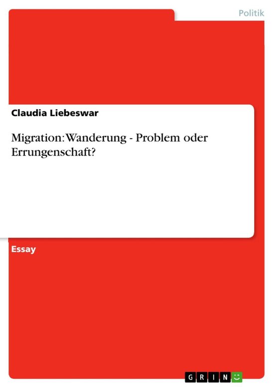 Migration: Wanderung - Problem oder Errungenschaft? (ebook), Claudia ...