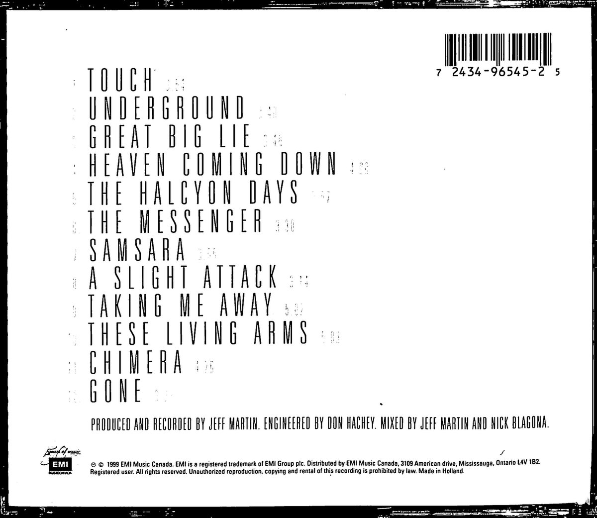 Triptych, Tea Party | CD (album) | Muziek | bol.com