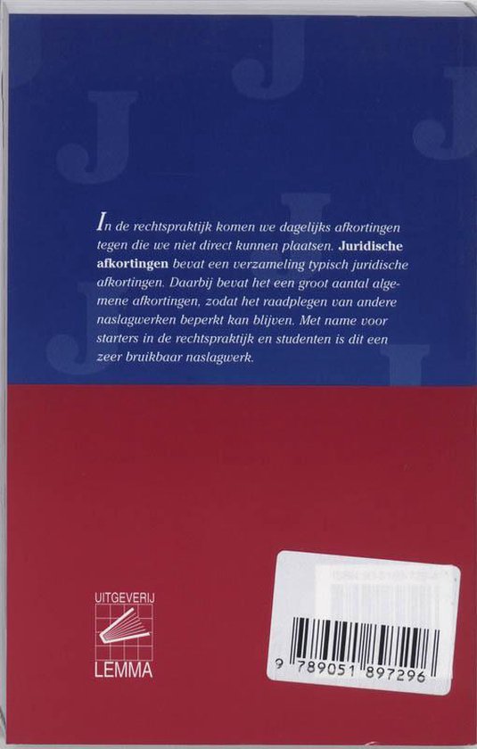 Juridische afkortingen | 9789051897296 | A.P. de Vree | Boeken | bol