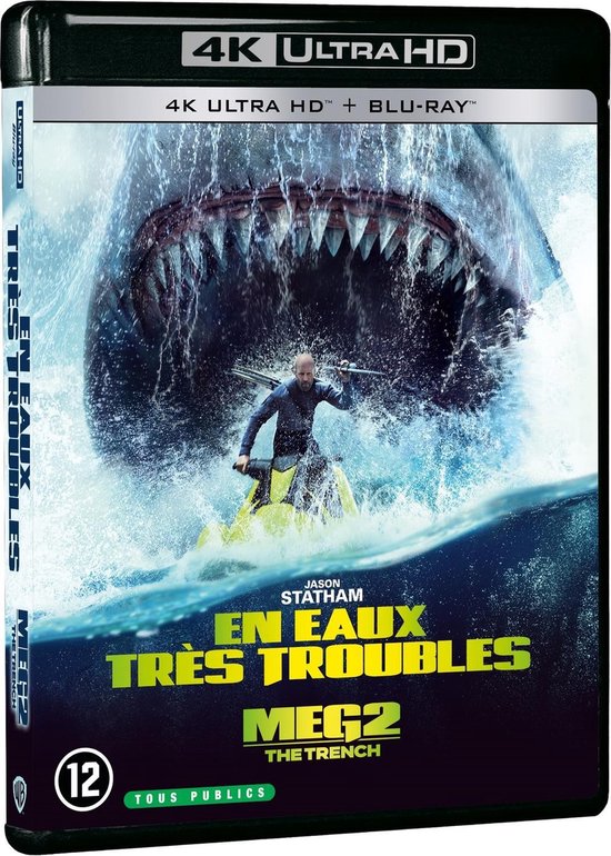 The Meg 2 - The Trench (4K Ultra HD Blu-ray) (Steelbook), Jason Statham ...