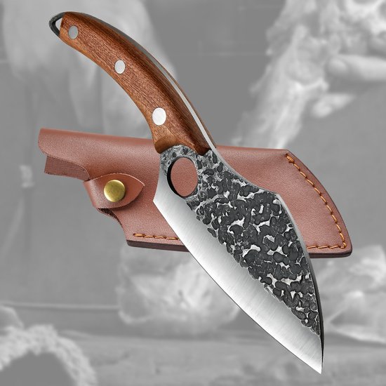 Koksmes - BBQ Mes - Slagersmes - Keukenmes - Handmade - Chef Knife ...