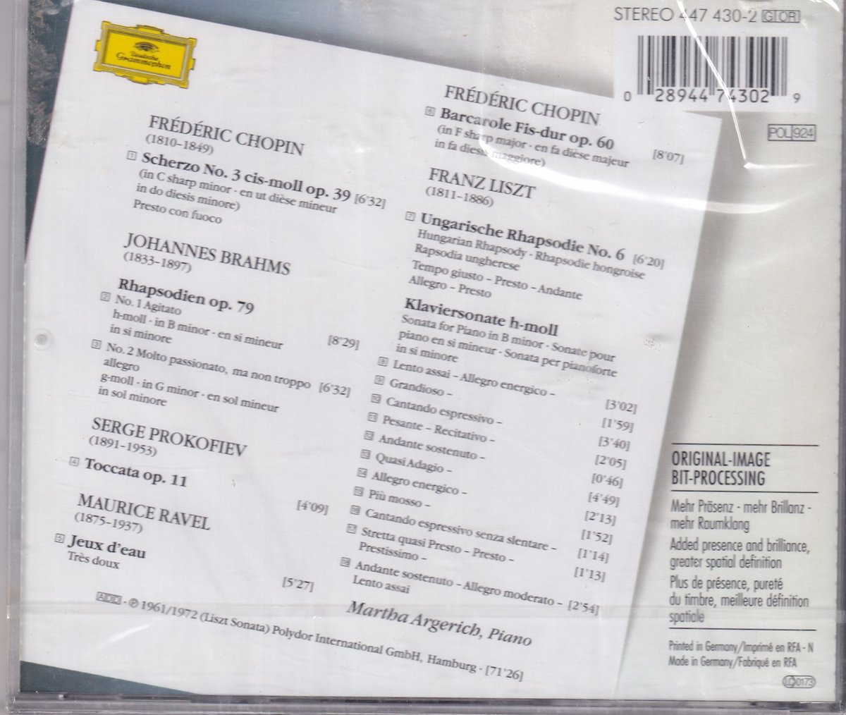 Début Recital - Chopin, Brahms, Liszt, Ravel, Prokofiev - Martha Argerich, Martha... | bol.com