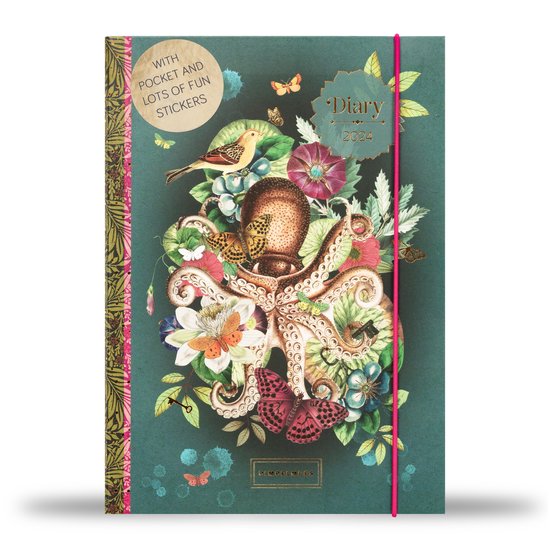 Pimpelmees diary A5 2024 - Octopus Fig | bol