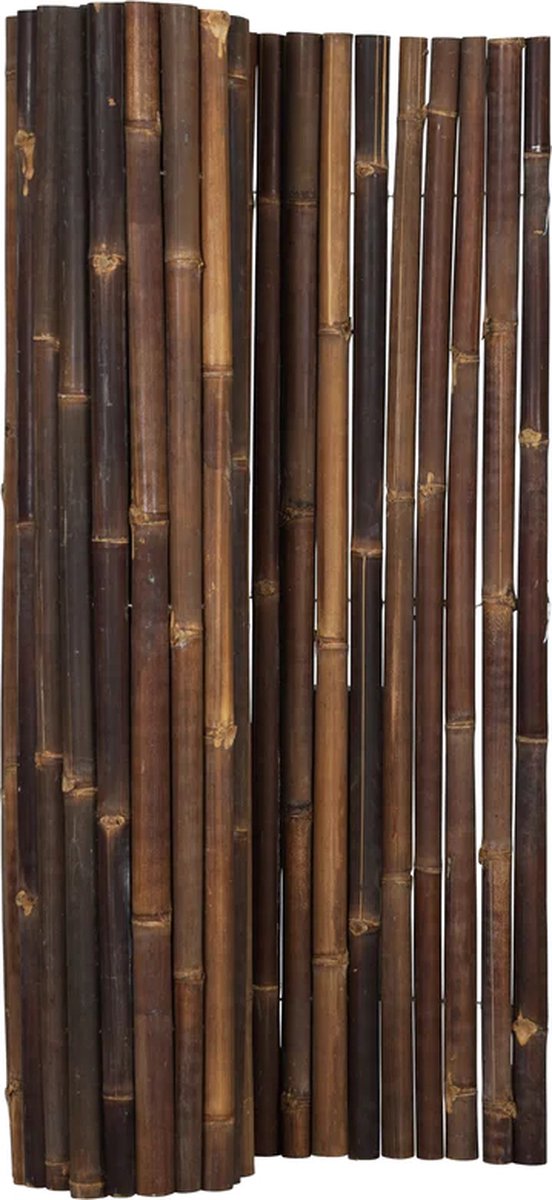 Bamboe Mat Deluxe Donker 180 x 200 cm - zwarte bamboe - luxe ...