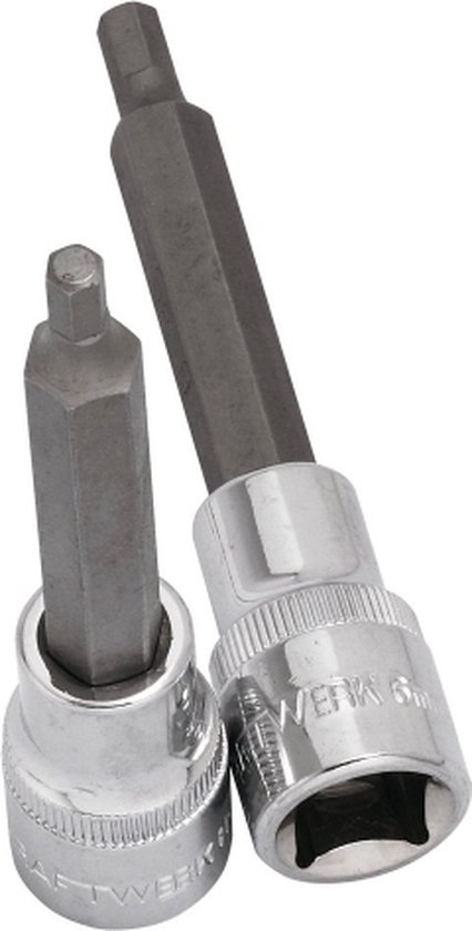 Kraftwerk - Bitdop inbus lang 1/2 " 5 mm | bol