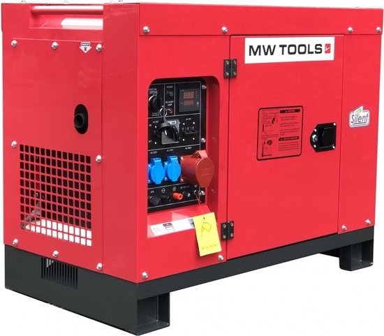 Diesel generator 8kW 1x230V + 10 kW 3x400V MW Tools DG100E | bol