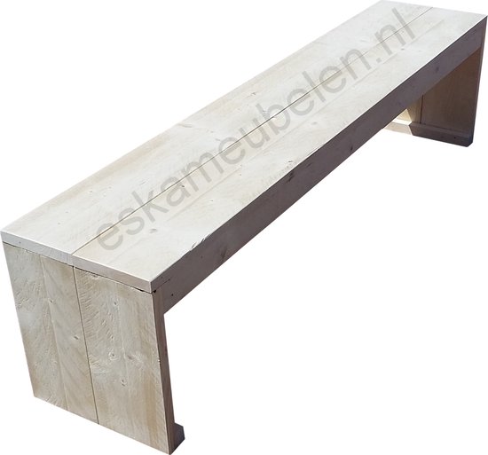 Bankje - van steigerhout - voor binnen - voor buiten - eetkamerbank | bol
